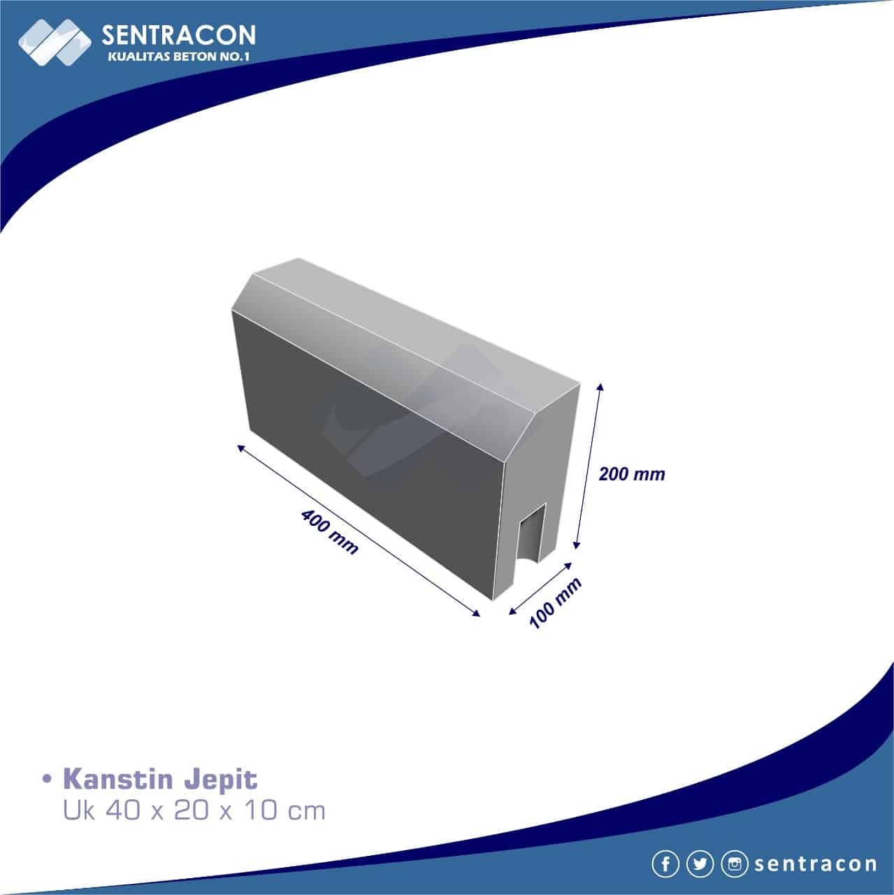 Harga Kanstin Beton Terlengkap | Kanstin Taman, Tipe S, DKI, Trotoar